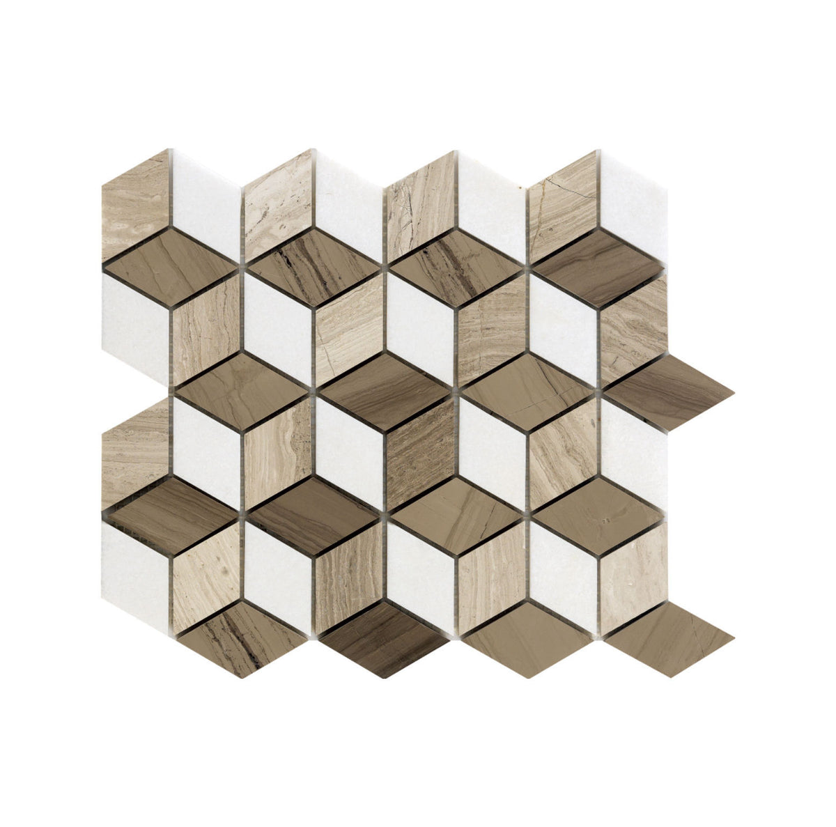 Russia white marble tiles mosaic — Buy Floor and Decors Factory Directly